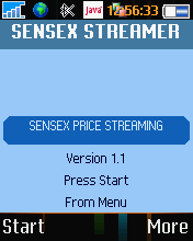 fffff: Download BSE Live SENSEX Streamer v1.1 for Mobile Phone