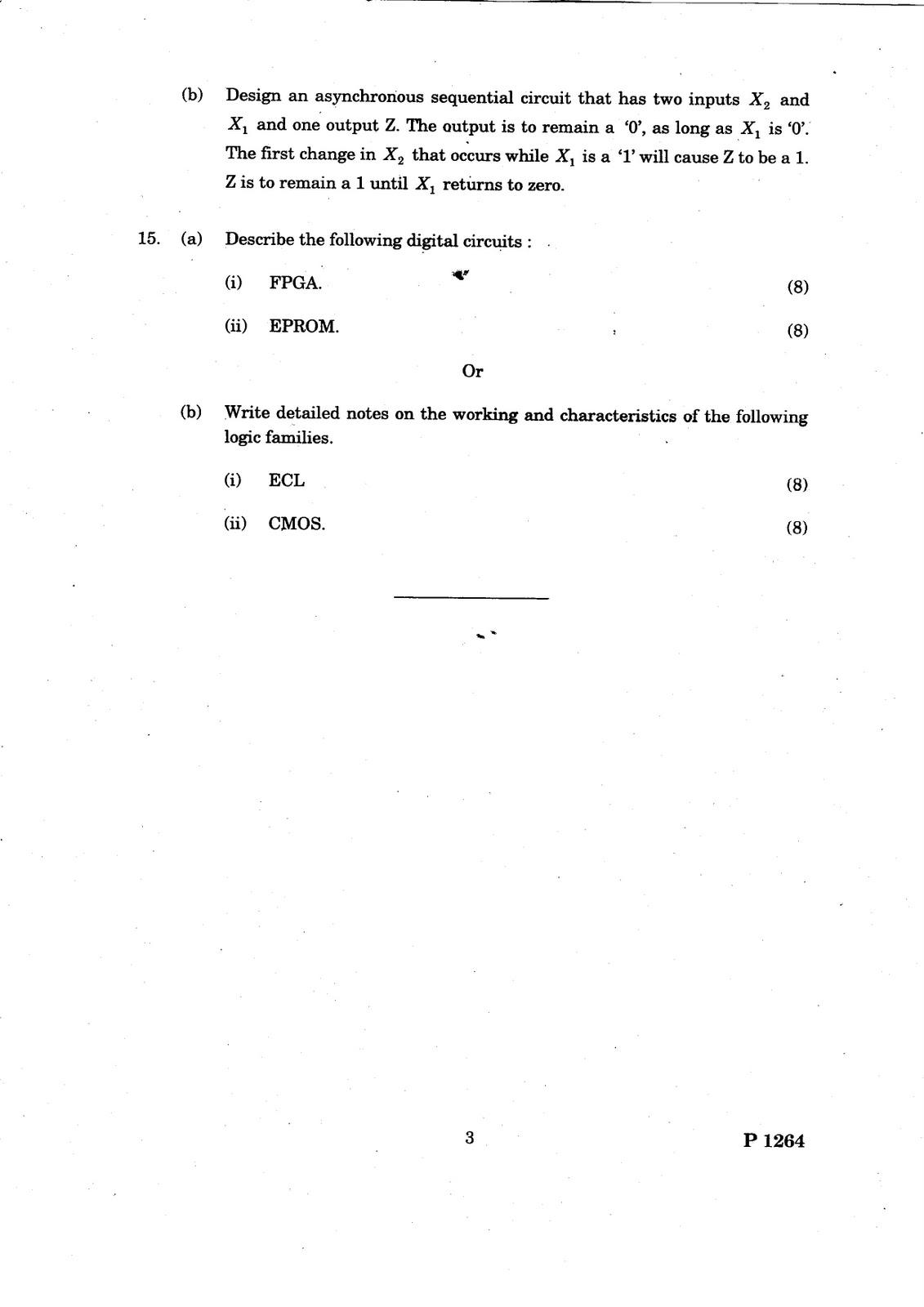 ANNA UNIVERSITY QUESTION BANK: DIGITAL LOGIC CIRCUITS