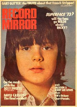Pop 45: Ricky Wilde - Record Mirror Interview 1973
