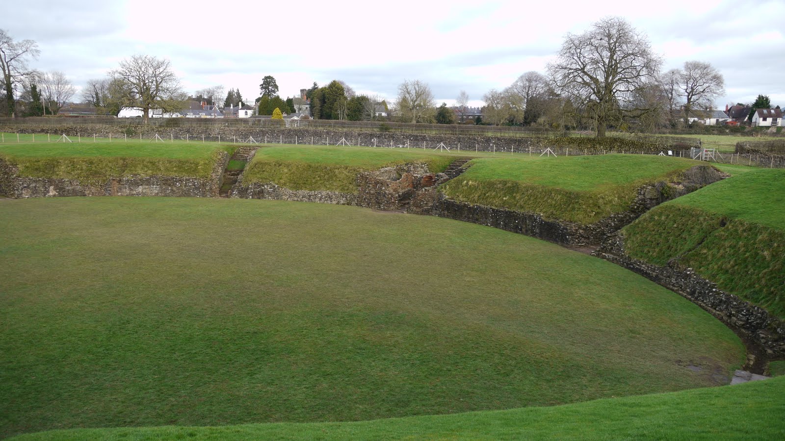Caerleon Amphitheatre South Wales - Britain All Over Travel Guide