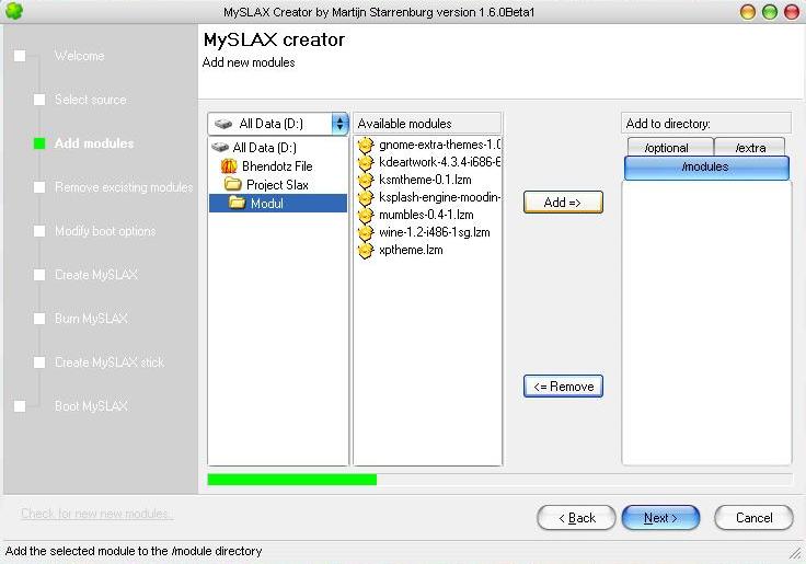 Membuat Linux Slax sendiri dengan Myslax Creator. (Remastering ...