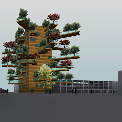 Mockitecture: trees by MDRDV
