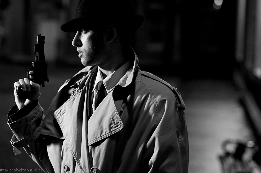 Shelton Muller, Photographer: Film Noir Workshop - Black Gets Blacker