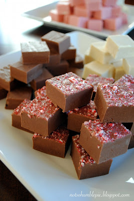 Not So Humble Pie: Fudge Part II: Baileys Vanilla Bean & Peppermint Mocha