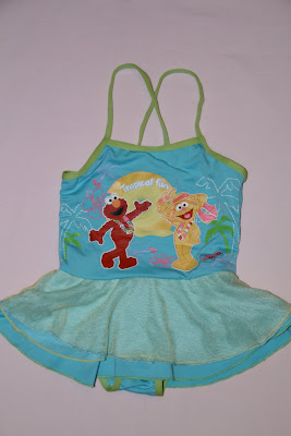 AliKat Kids Clothing: Girls - SESAME STREET Elmo/Zoe bathers/swimsuit ...