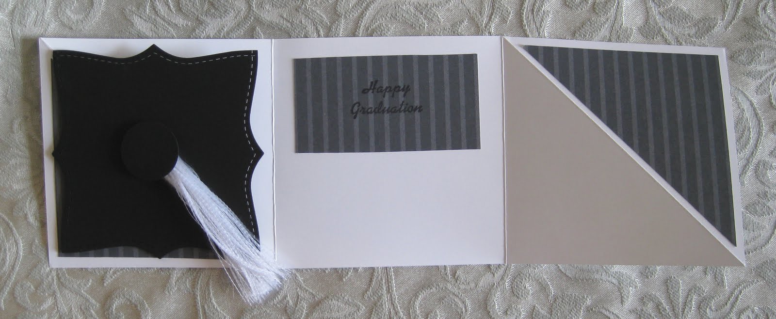 Stamp-n-Design: Graduation Tri-fold Card