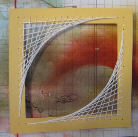 Stamp-n-Design: String Art Yellow Rose