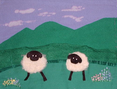 Sussexmouse Crafts Recycling and Tips: I had fun making this sheep collage