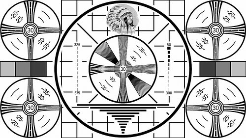 Ghosts Of The Great Highway: Vintage TV test patterns.