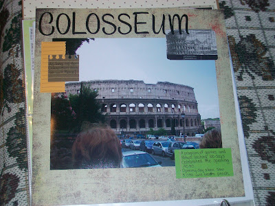 Katerfly Creations: Italy Scrapbook- A Work In Progress