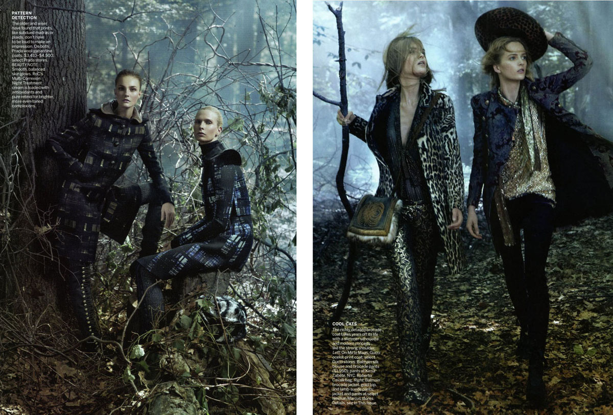 fashion production: steven meisel