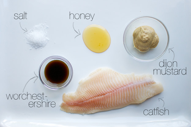 Fish and Veggies: Honey Mustard Catfish