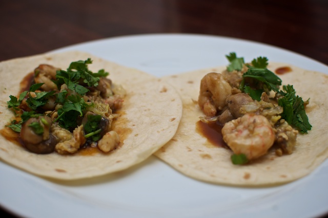 Fish and Veggies: Moo Shu Shrimp