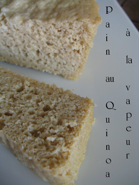 J'en reprendrai bien un bout...: Pain au Quinoa à la vapeur