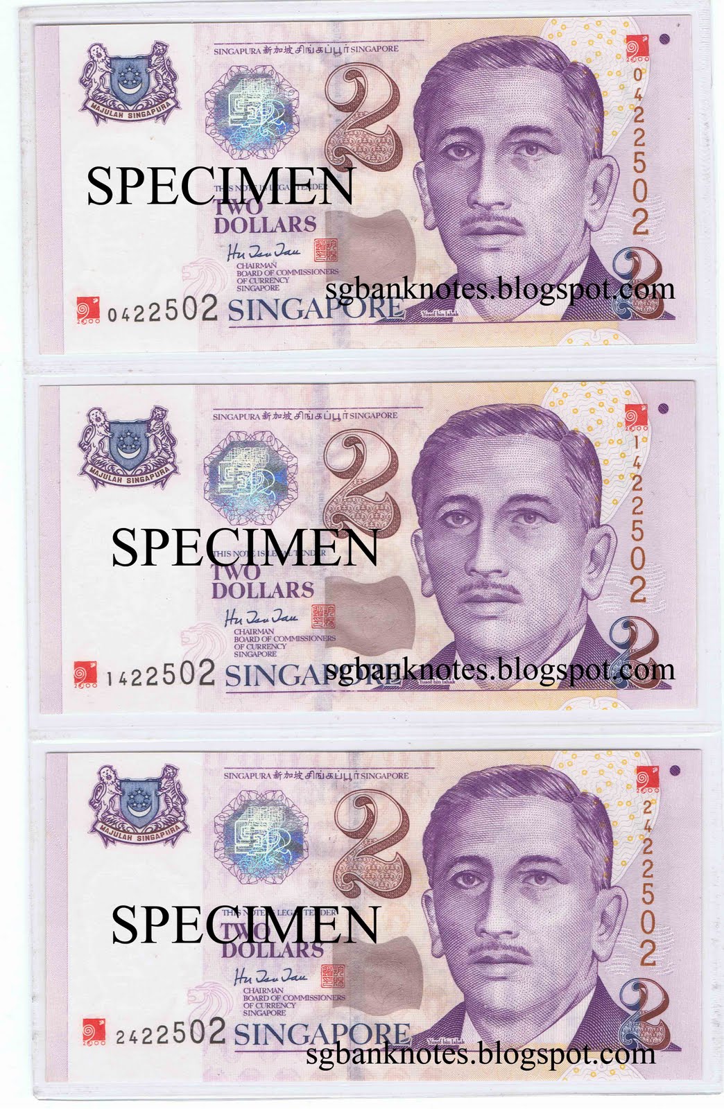 nut's Singapore Banknotes Collection: Singapore Millennium 2 Dollar ...