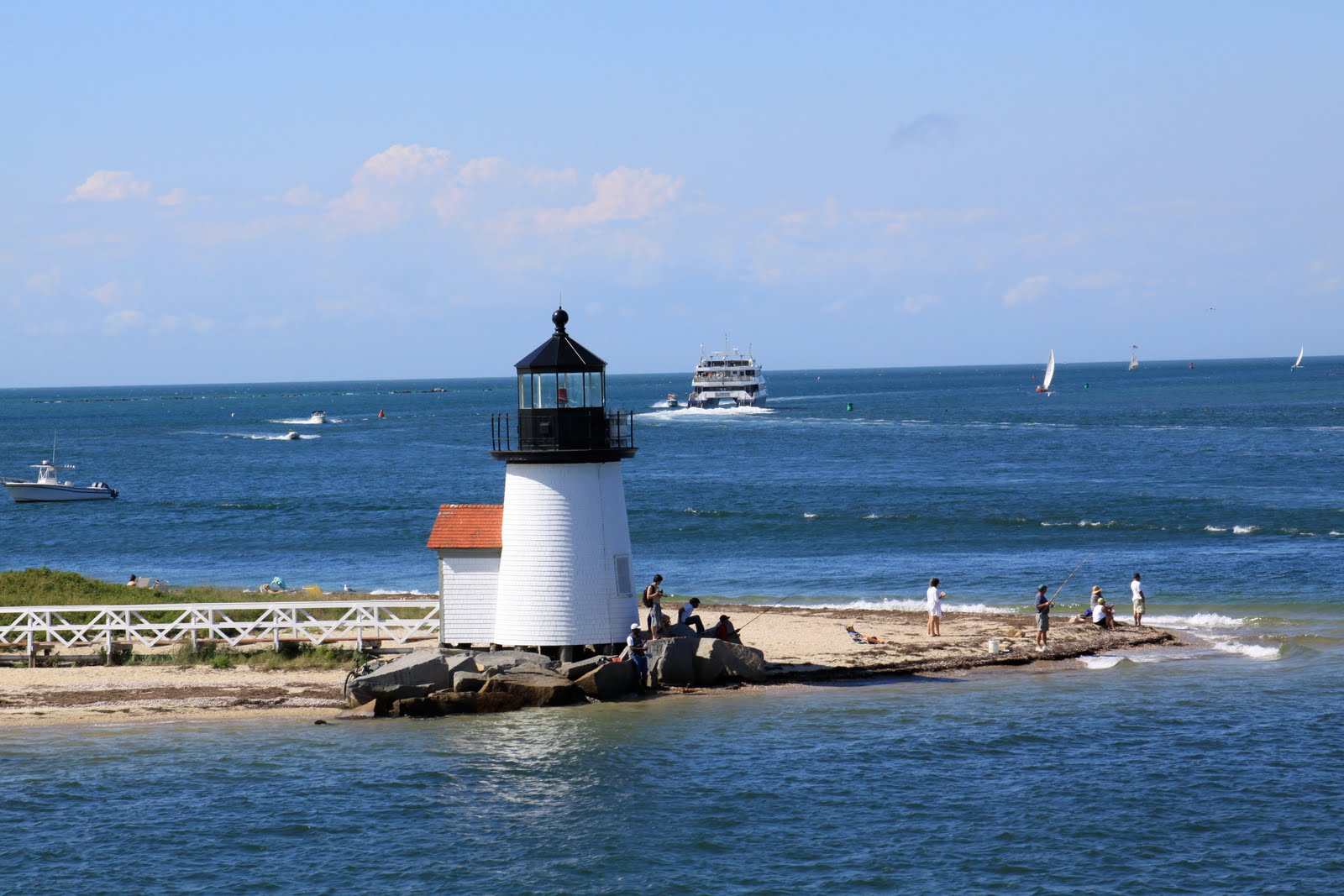 Brant Point lighthouse - Nantucket Island - More info: http://en ...