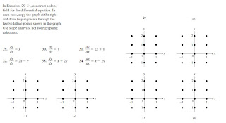 Randolph H.S. AP Calculus AB '09: Slope fields, law of exponential ...