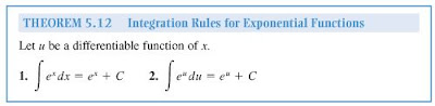 RHS AP Calc BC 2010-11: Integral Formulas Involving Exponentials ...