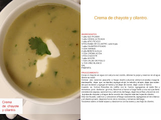 OAXACA GOURMET: 22. Crema de Chayote y Cilantro, Rollo de pollo con ...