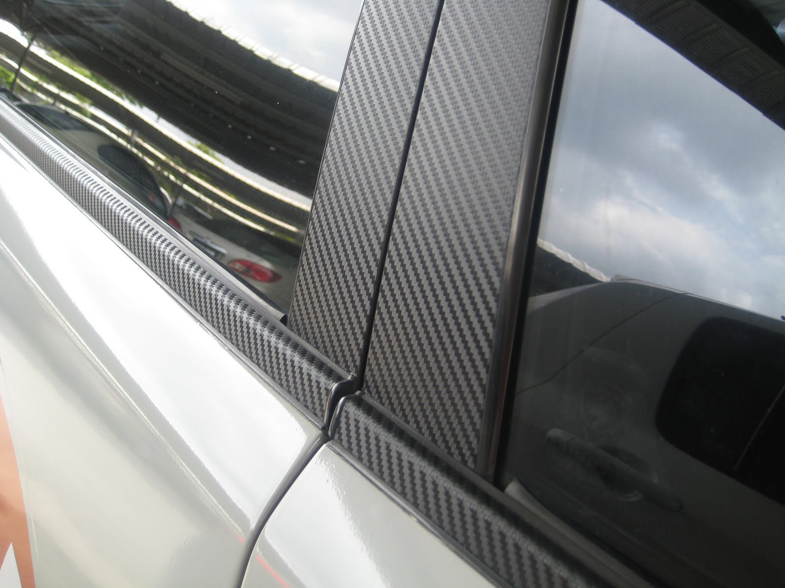 RS PERFORMANCE AUTOPARTS (SA0111164-A): Carbon Fiber Sticker 3D
