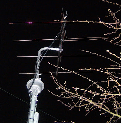 Welding Wire Dual band Satellite Yagi Project.