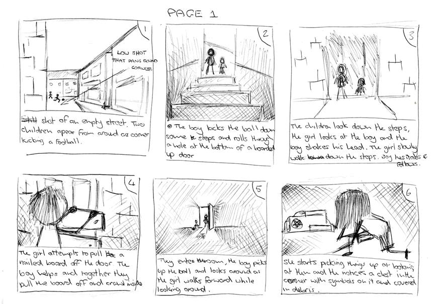 Daniel Norbury - 3D Animation: Horror Animation Update: Storyboard ...