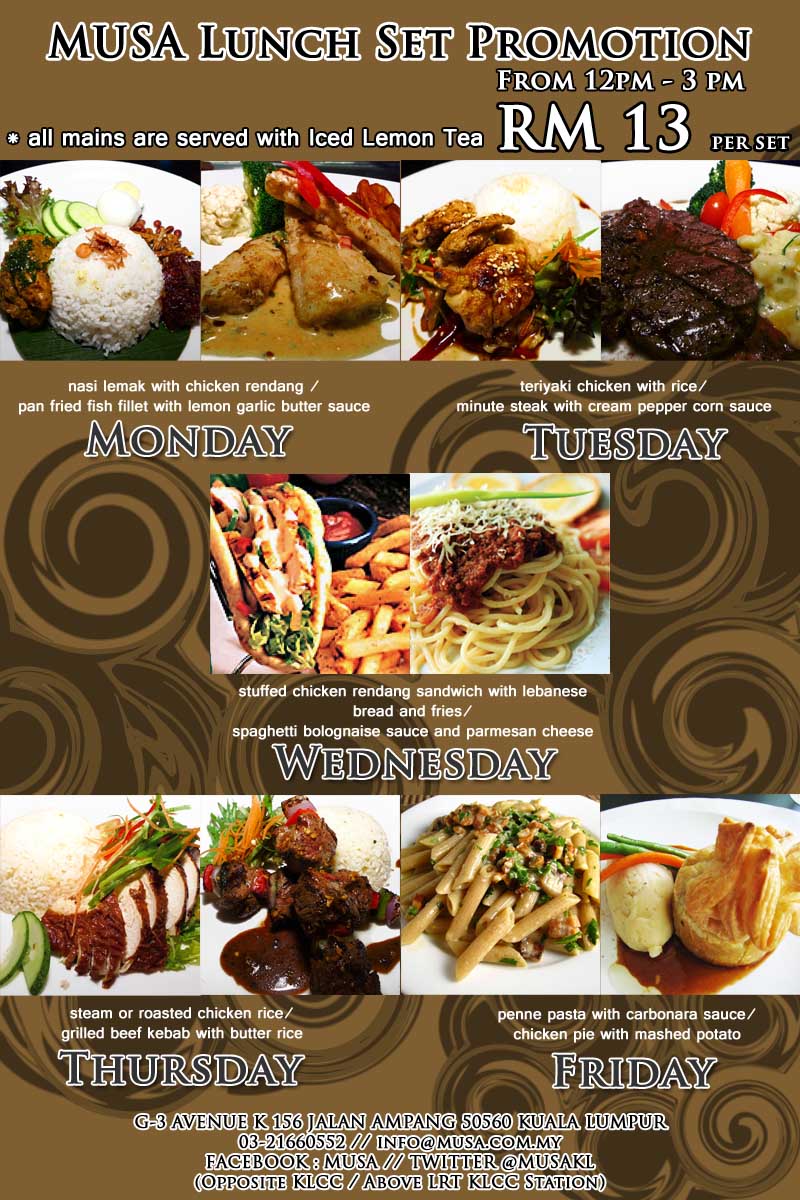 Gentleman Style: Lunch Set at MUSA Fashion Cafe