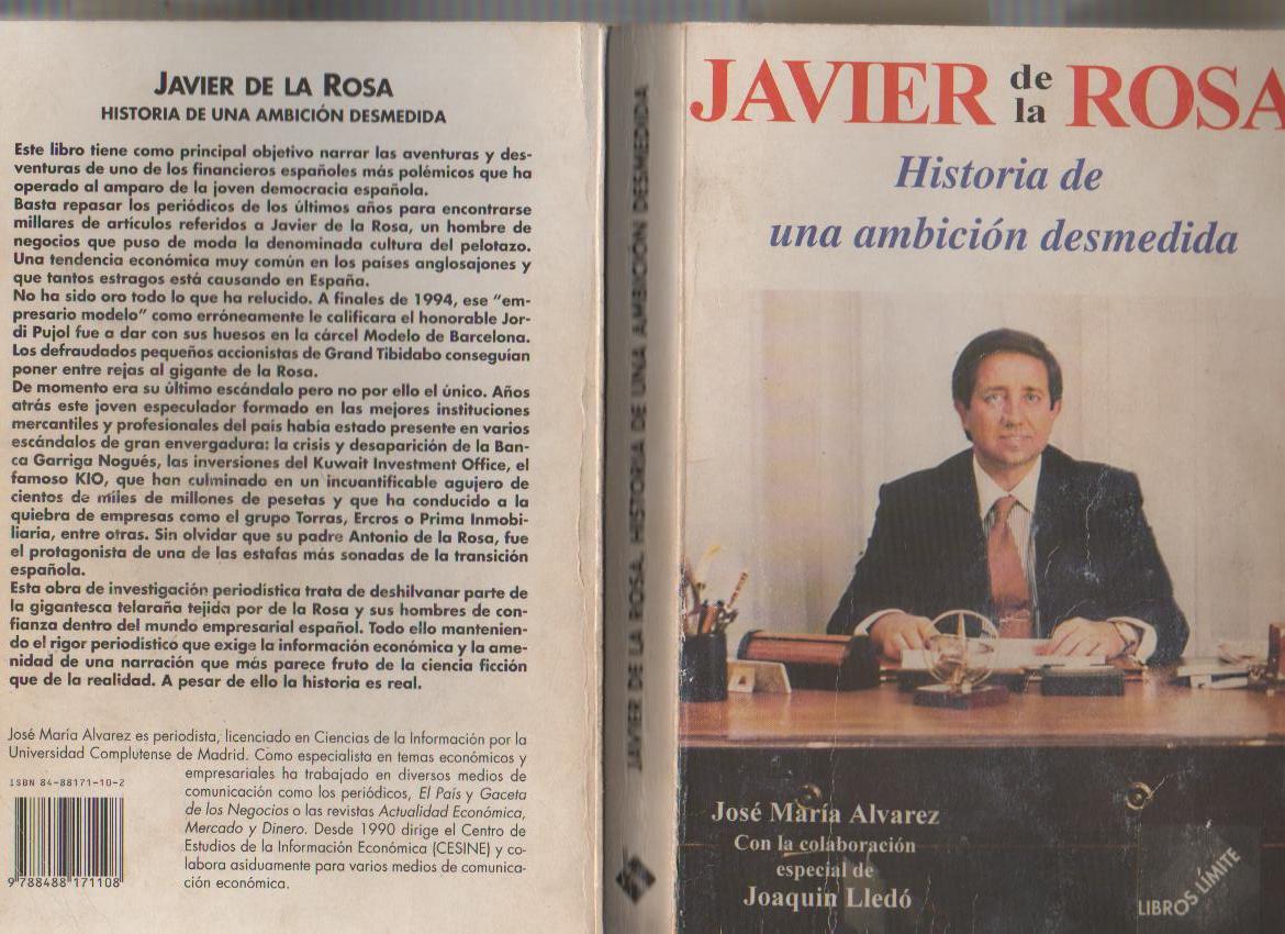 Despierta Libertad: JAVIER DE LA ROSA PREPARA UN LIBRO.