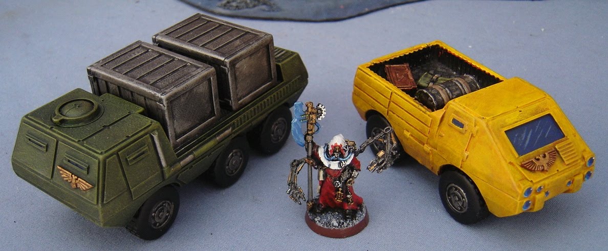 Mordian 7th Regiment: Old Crow Civilian Vehicles - Complete!