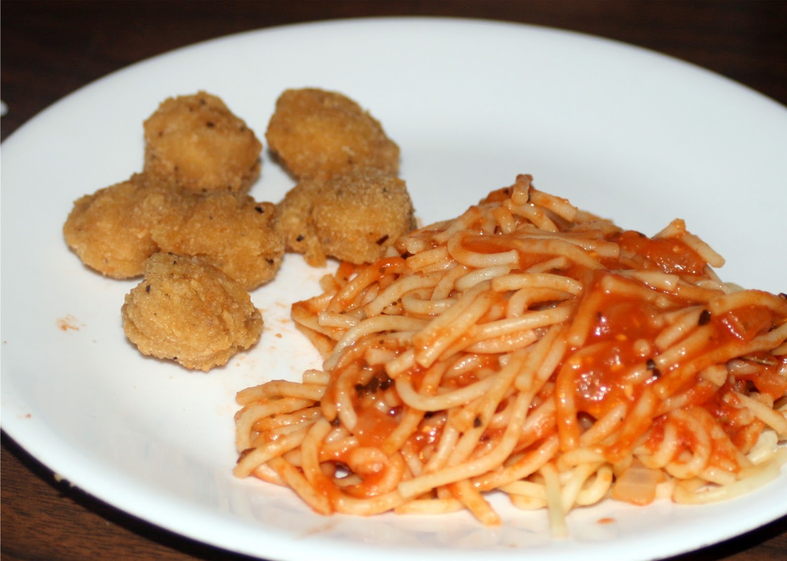 Forsythkid: Critique of Banquet’s Spaghetti & Popcorn Chicken