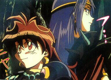 anime wallpaper: Lina and Naga manga slayers series