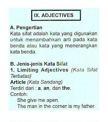LANGUAGE: Adjective (Kata Sifat)