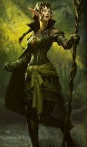 magic the gathering: nissa revane - planeswalker elfa