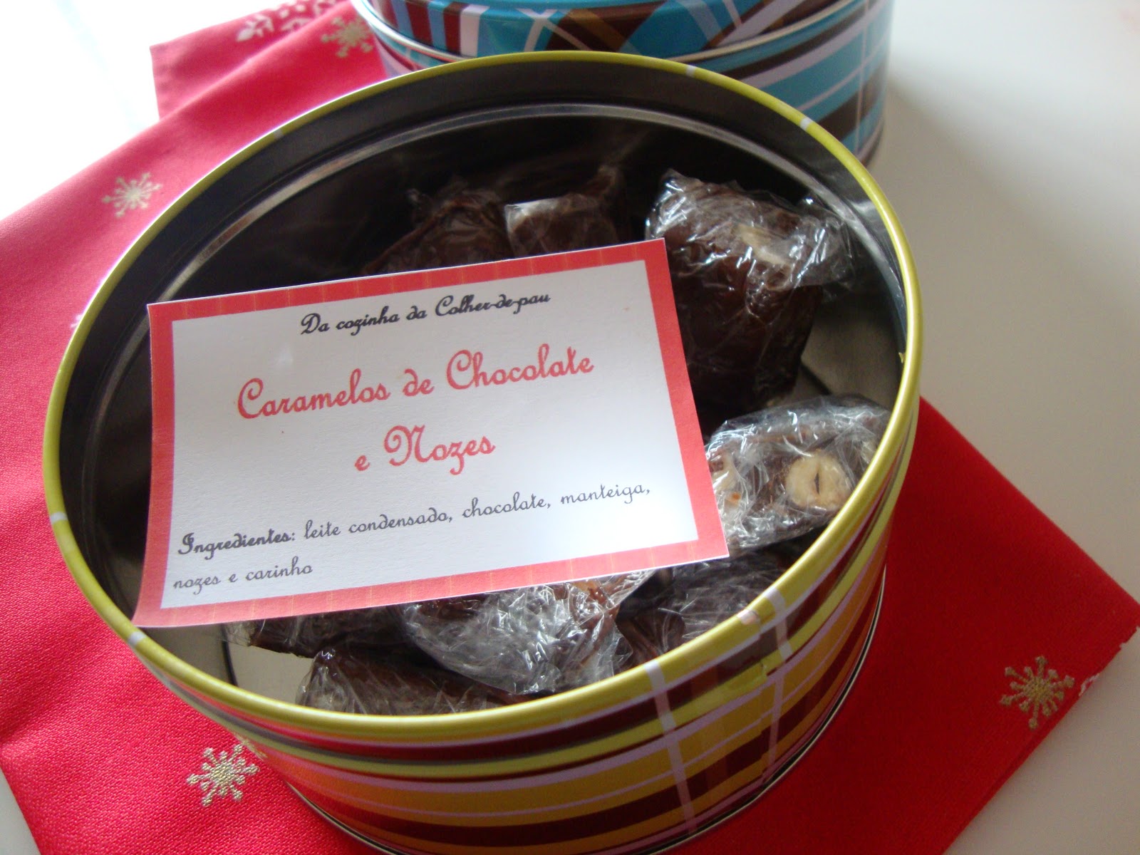 As Minhas Receitas: Caramelos de Chocolate e Nozes