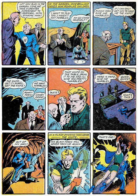 Golden Age Heroes: DYNAMIC MAN battles the Yellow Spot!