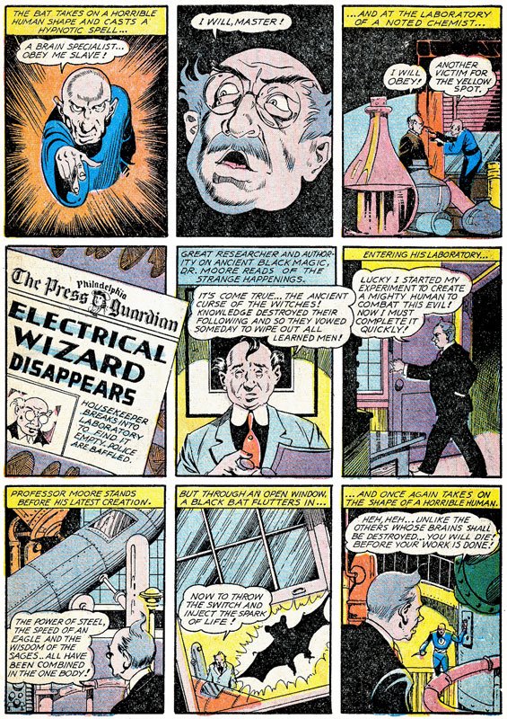 Golden Age Heroes: DYNAMIC MAN battles the Yellow Spot!