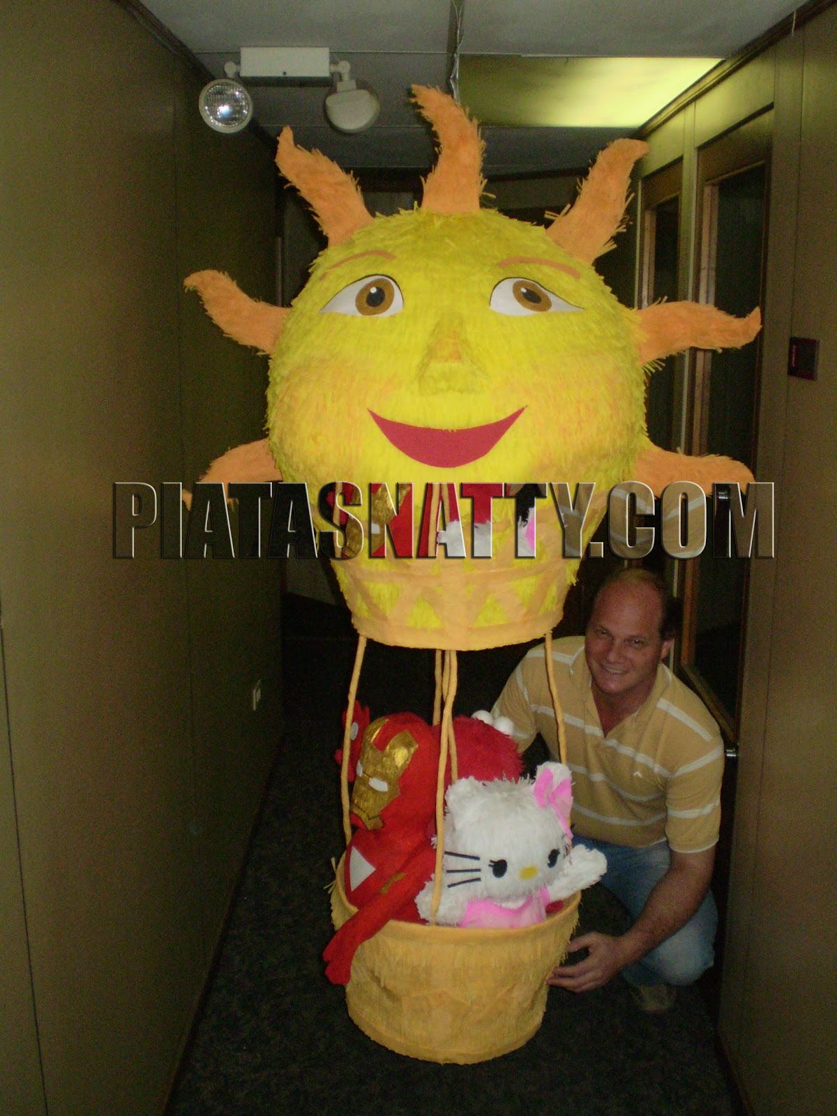 PIÑATAS NATTY @pinatas_eventos.natty: PIÑATA DEL "GLOBO SOL"