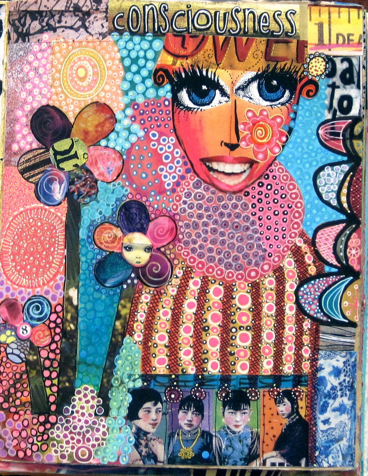 Artelicious: Pages from Teesha Moore workshop