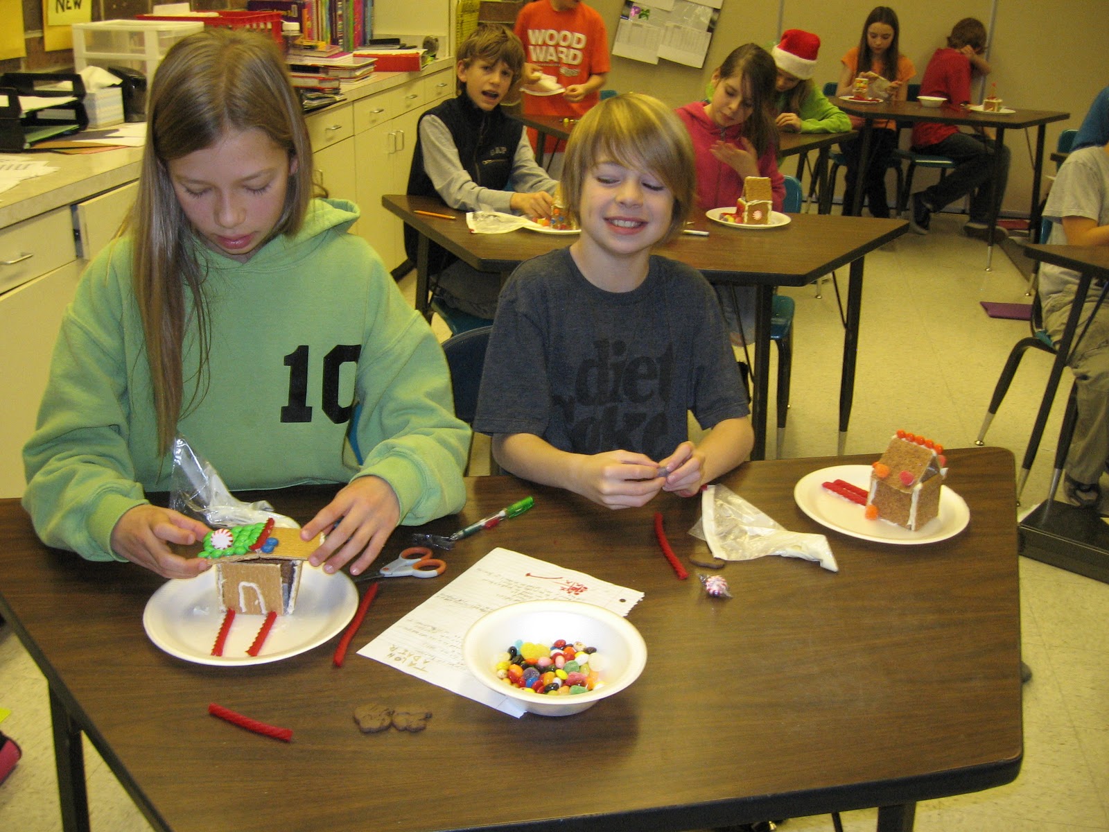 My Math and Science Classroom: Gingerbread House Activity
