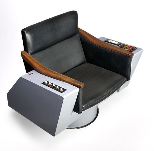 Star Trek Prop, Costume & Auction Authority: Captain Kirk's Chair from ...