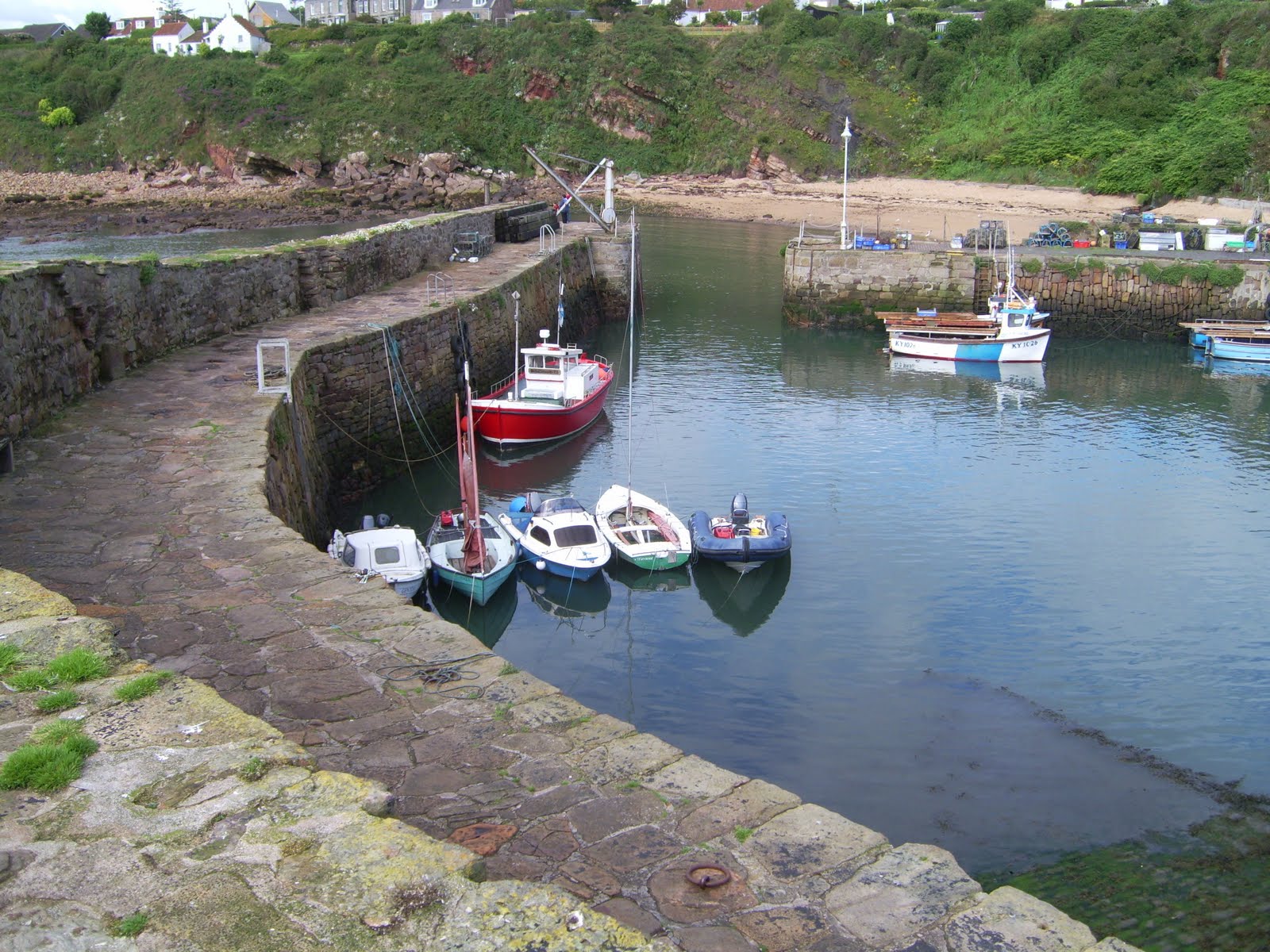 Cottages Scotland: Crail Harbour Fife Scotland