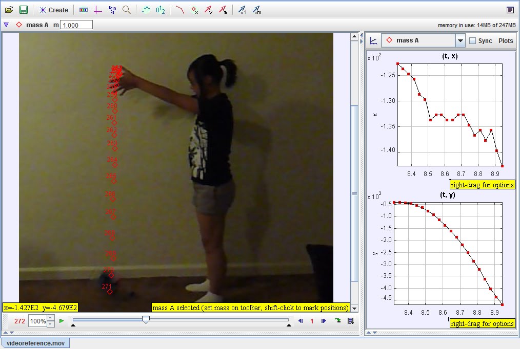 Physics of Animation: Tracker Video Analysis of Falling