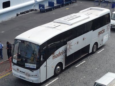 Buses from various cities in the world.: "Madeira is... Tradition"