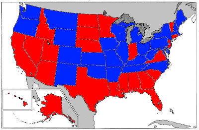 Political Maps Blog: Current Governorships Map
