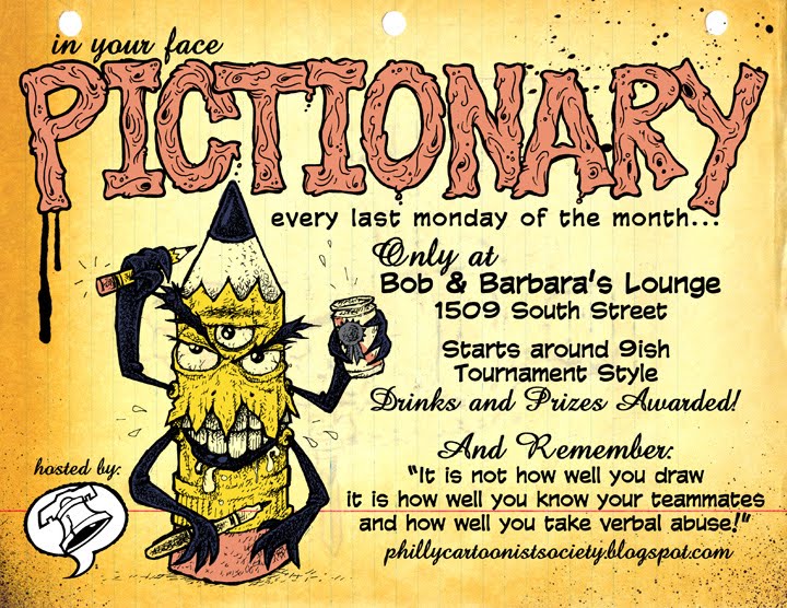 Philadelphia Cartoonist Society: PICTIONARY TONIGHT!