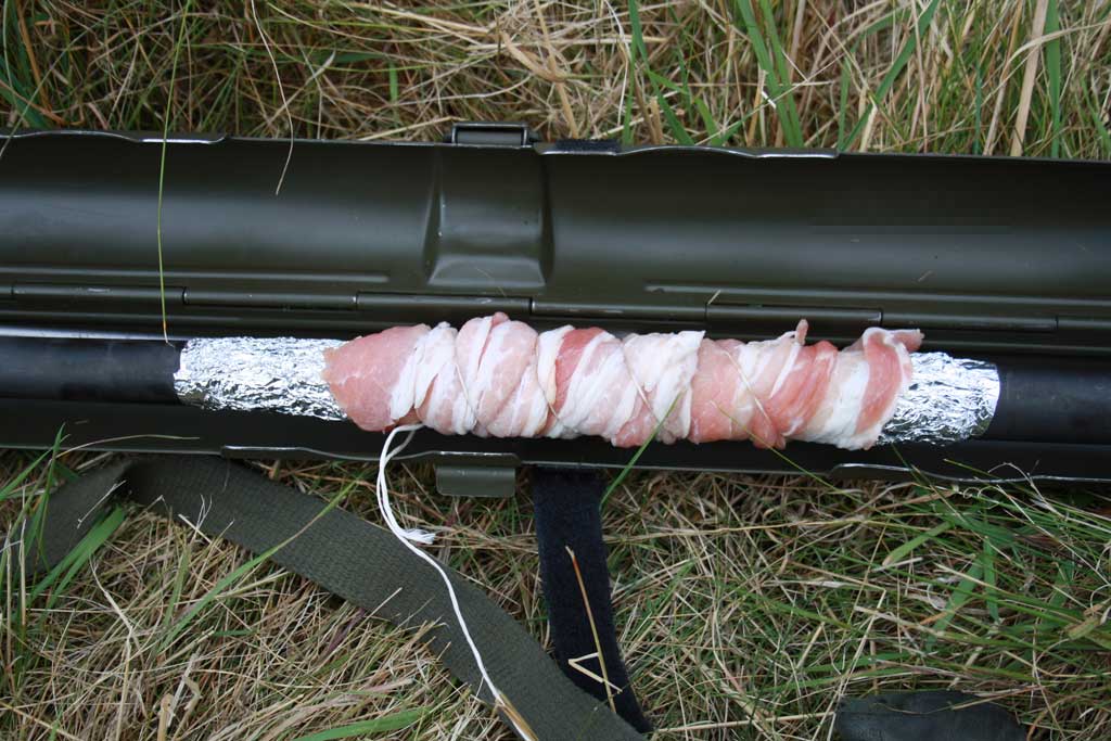 Cooking Bacons with a Machine Gun
