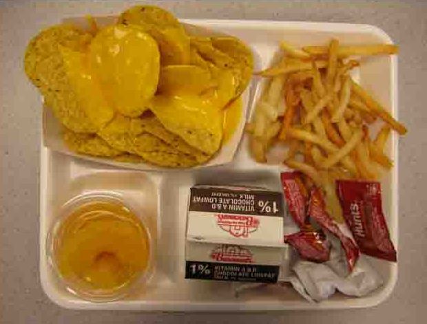 What's For School Lunch?: USA School Lunch - Nachos and French Fries