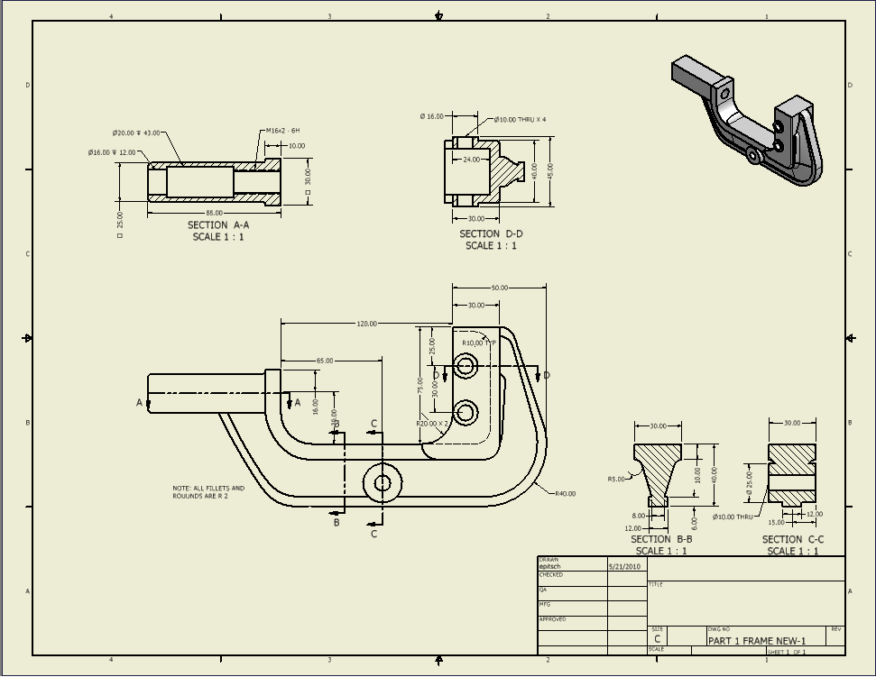 Eric Pitsch Engineering Portfolio: Pipe Cutter