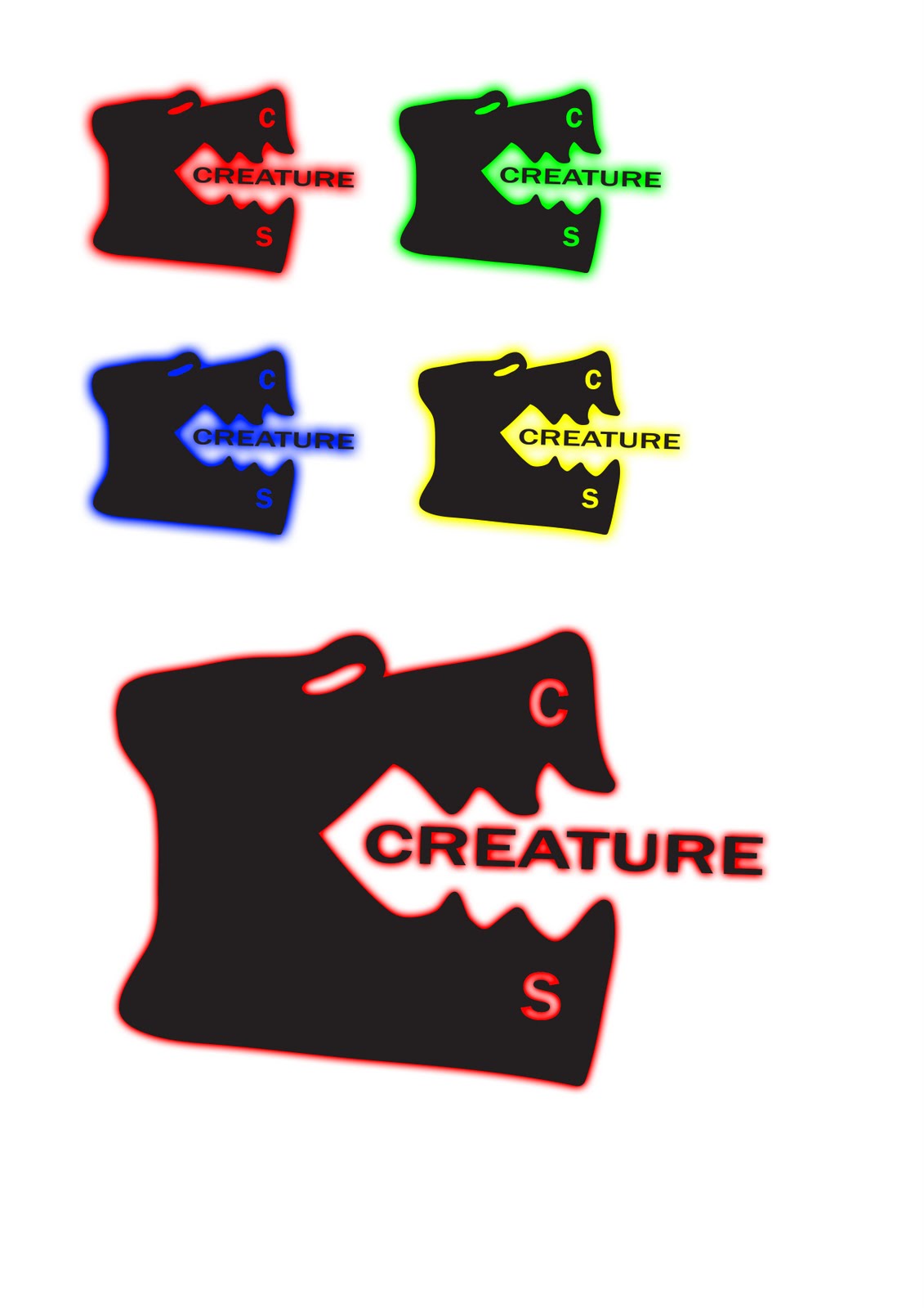 hylander: CREATURE STUDIOS LOGO CONCEPTS