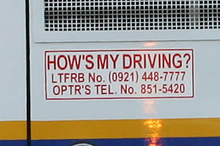 Huli ka!: LTFRB's How's my driving? project